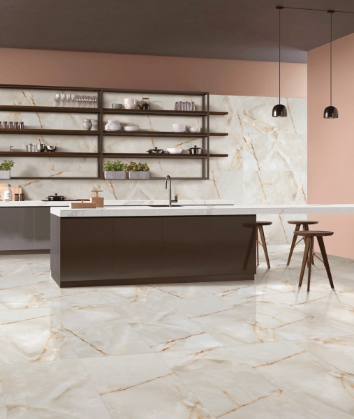 Marble Look Porcelain Tile - Marble Effect Wall & Floor Tiles